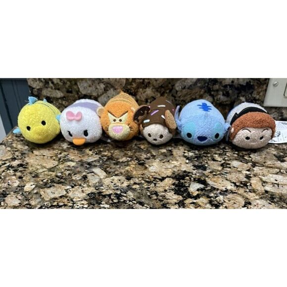 Disney | Toys | 6 Authentic Disney Parks Tsum Tsum Plush Stitch Tigger ...